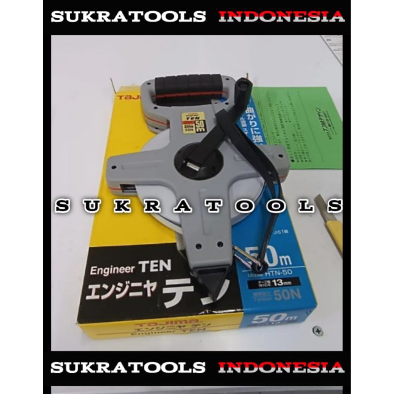 Jual Meteran Roll Gulung Steel Plat Tajima Engineer TEN 50 Meter ...