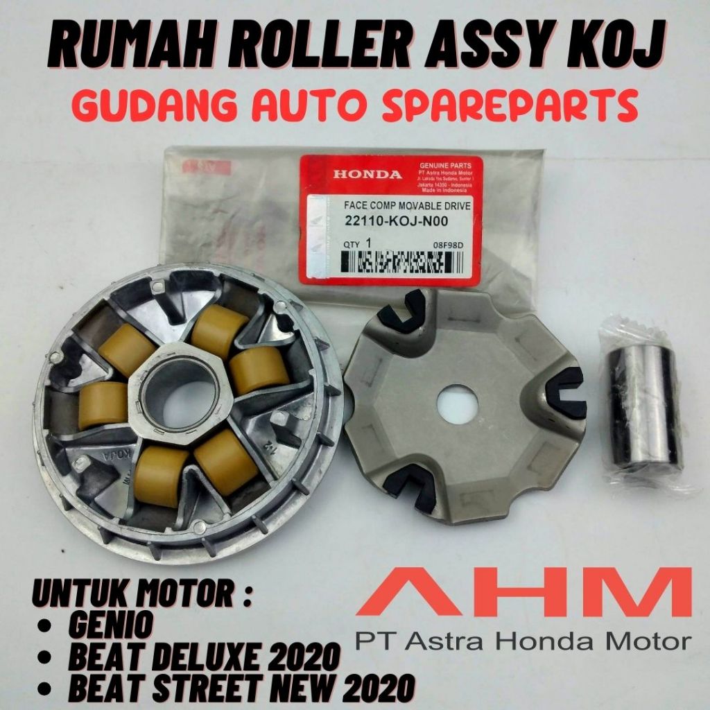 Jual Original AHM Rumah Roller Assy Honda Genio Beat Steet New Deluxe ...