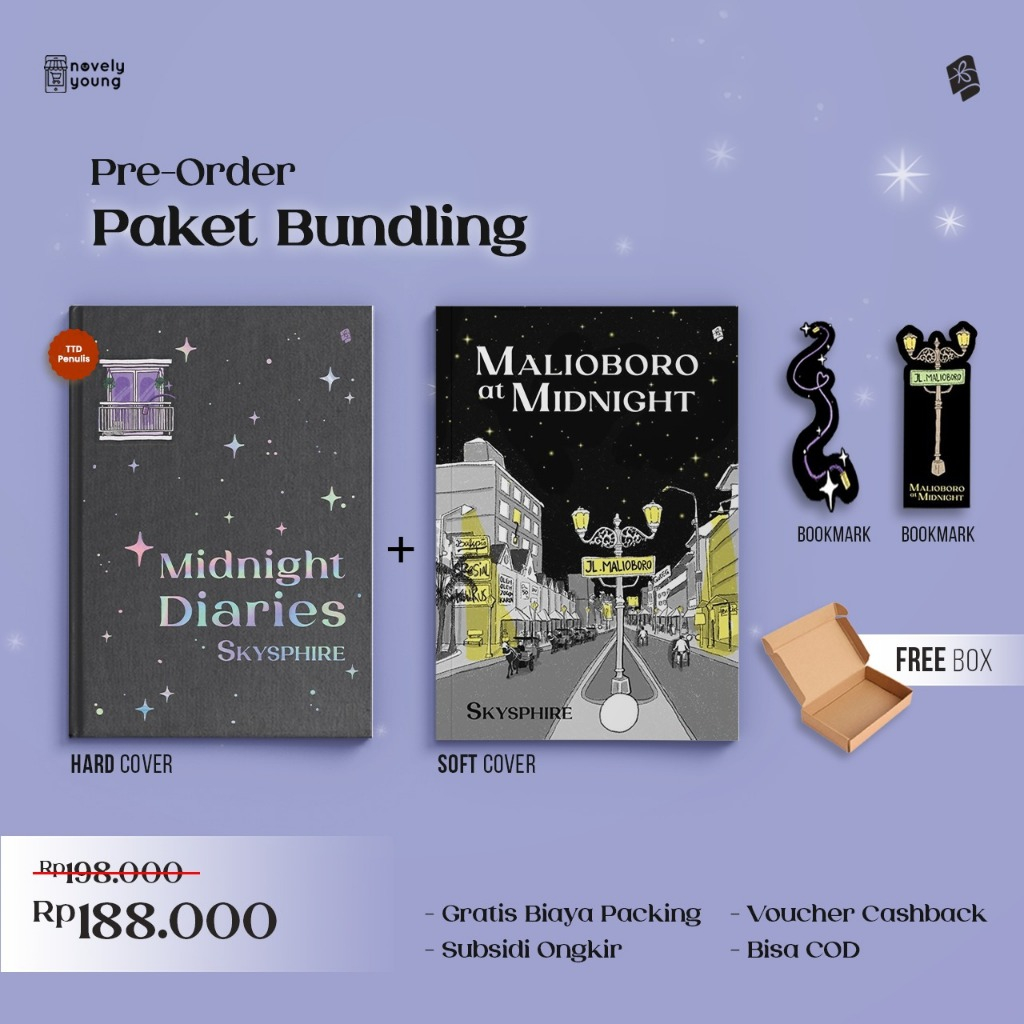 Jual Novel Midnight Diaries by Malioboro Hartigan - Skysphire - Bukune ...