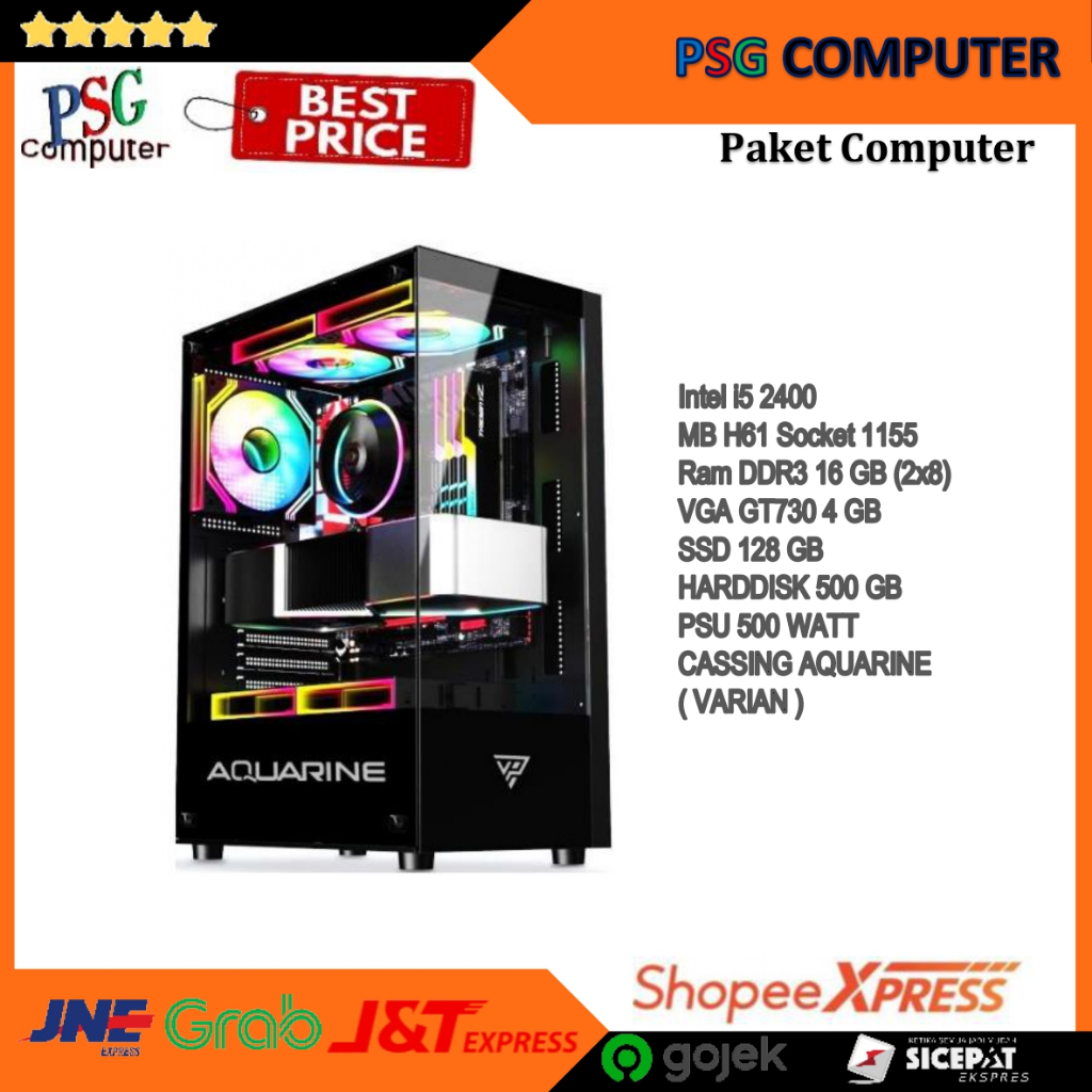 Jual PC GAMING CORE I5 2400 VGA 4GB SSD+HDD RAM 16GB SIAP PAKAI | Shopee Indonesia
