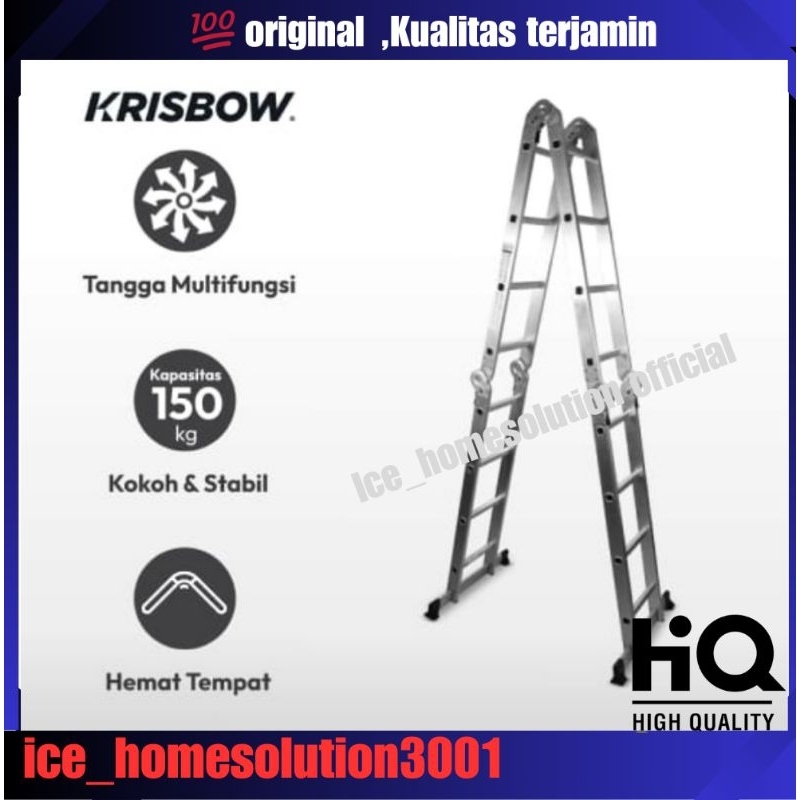 Jual Krisbow 4.4 Mtr Tangga Aluminium Multifungsi 4x4 Steps/tangga ...