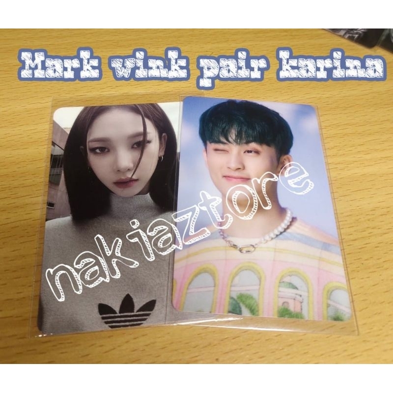 Jual Mark wink pair karina aespa (BOOKED NO CO) | Shopee Indonesia