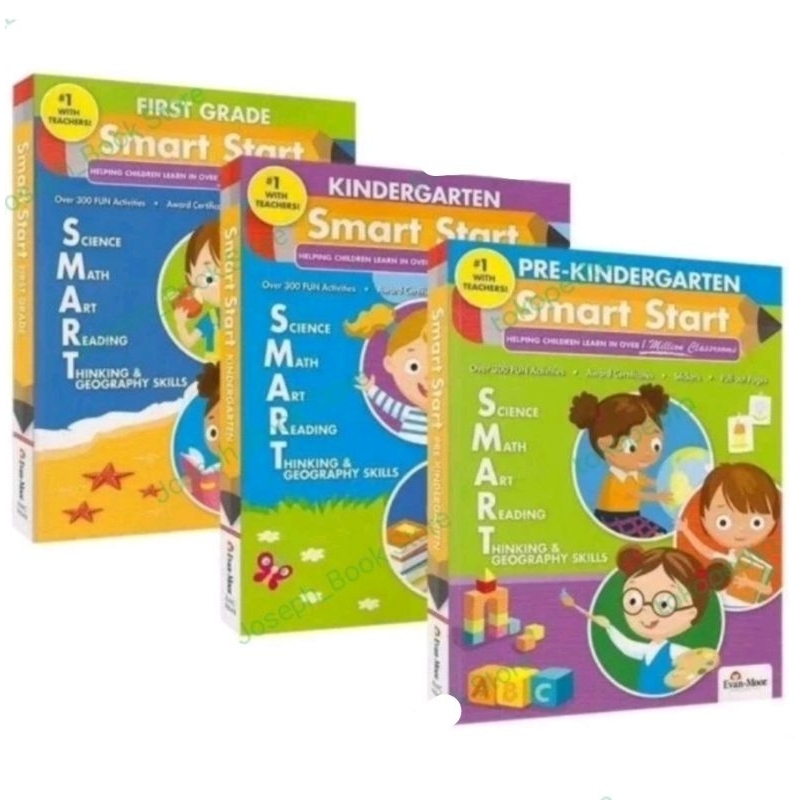 Jual Buku Evan Moor Smart Start Pre K Grade K Grade 1 | Shopee Indonesia