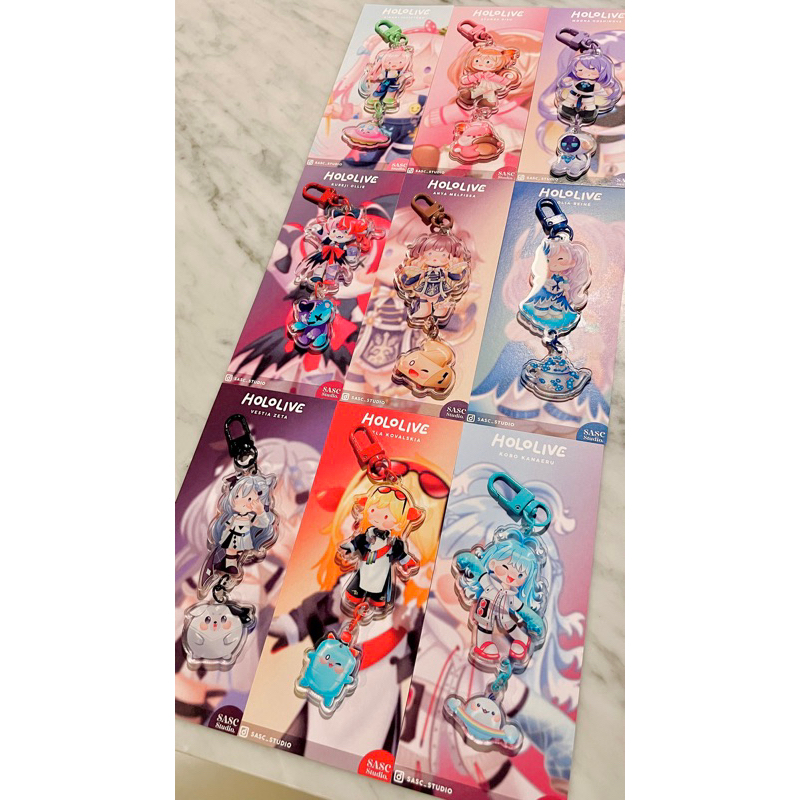 Jual HOLOLIVE ID keychain comifuro comiccon | kobo, zeta, risu, iofi ...
