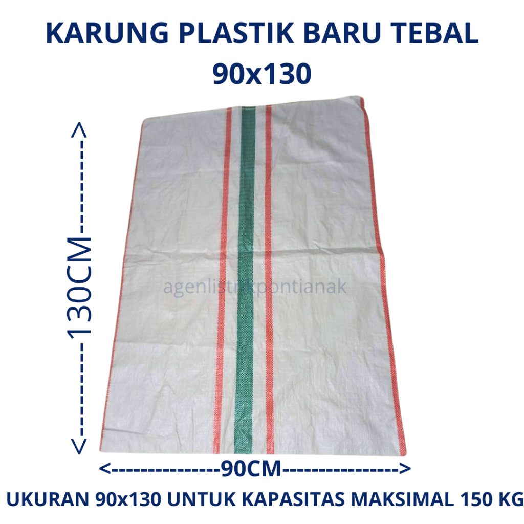 Jual KARUNG PLASTIK BARU JUMBO UKURAN 90X130 / KARUNG PACKING TEBAL ...
