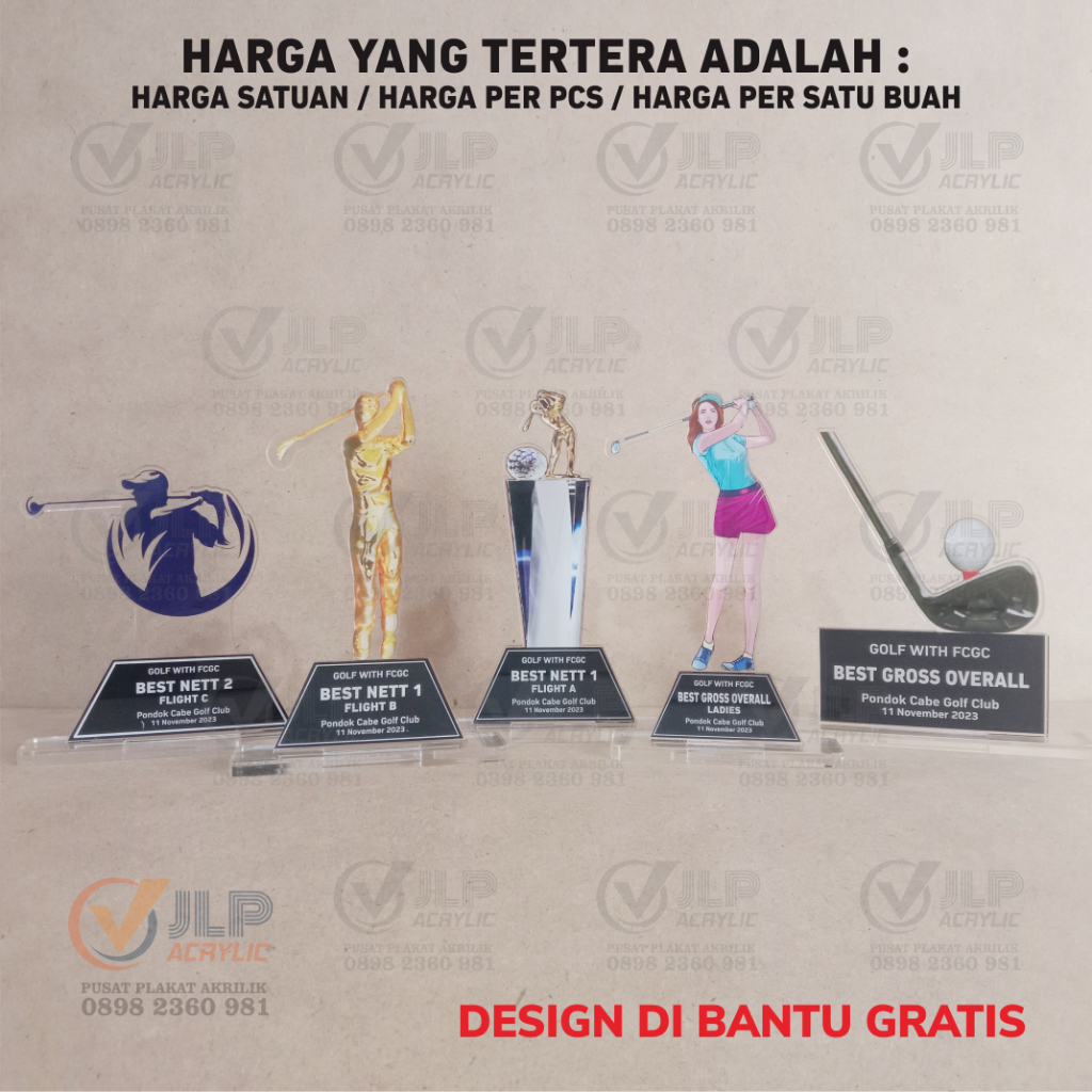 Jual PIALA GOLF, TROPI GOLF, TROPY GOLF, TROPHY GOLF, TROPHI GOLF ...
