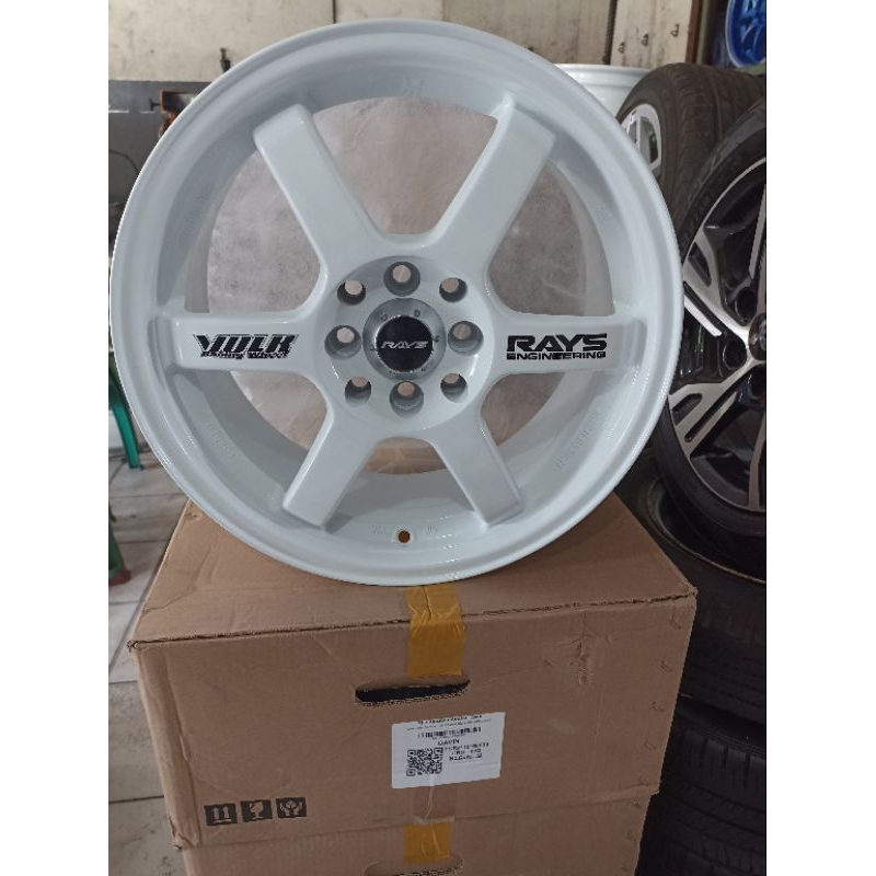 Jual velg baru ring 16 TE37 lebar 7 rata hole 4x100 & 4x114 | Shopee Indonesia