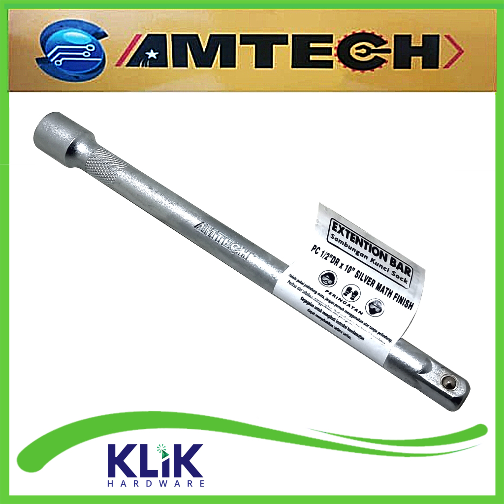 Jual AMTECH Extension Bar 10 Inch 250 mm x 1/2 Inch Sambungan Kunci Shock Sock Sok | Shopee ...