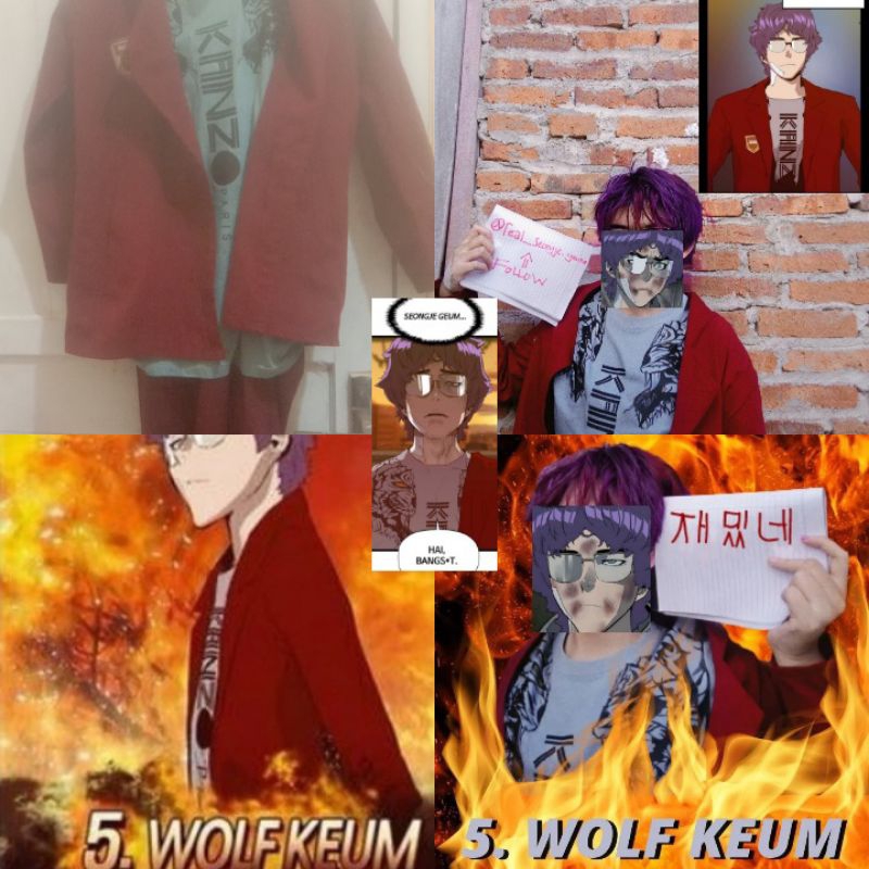 Jual Costum Cosplay Fullset Seongje Geum/Wolf Keum Weak Hero Ganghak ...