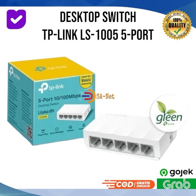 Jual TP LINK TL LS1005 SWITCH HUB 5 PORT 10/100Mbps | Shopee Indonesia