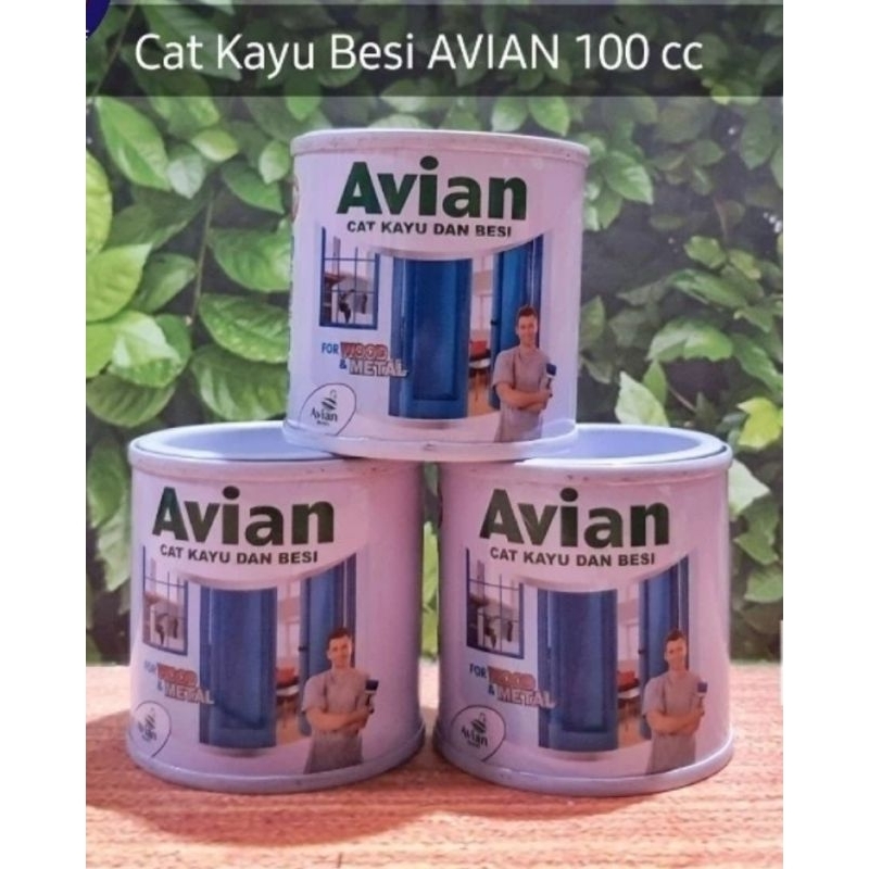 Jual Cat Minyak Avian Kecil Cat Sintetis Besi Kayu 100 cc 100cc ...