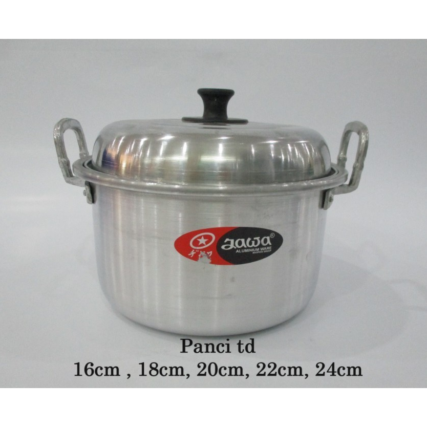 Jual Panci TD JAWA 16cm 18cm 20cm 22cm 24cm/ panci tutup dalam jawa ...