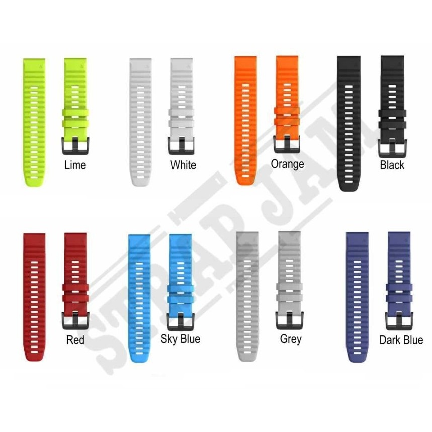 Jual MF6 Tali Jam Rubber Easy Quick Fit 22mm Strap Garmin Fenix 6 / Pro ...