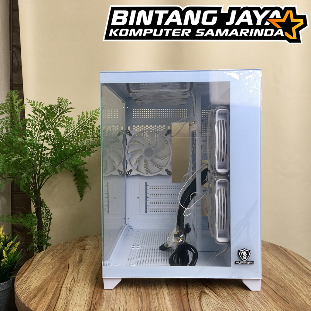 Jual Casing PC Vurrion Aquarist Tempered Glass m-ATX + 5 Bonus Fan RGB ...