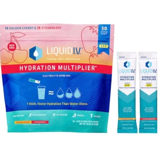 Jual Liquid IV I.V. Hydration Multiplier Electrolyte Powder Drink Mix ...