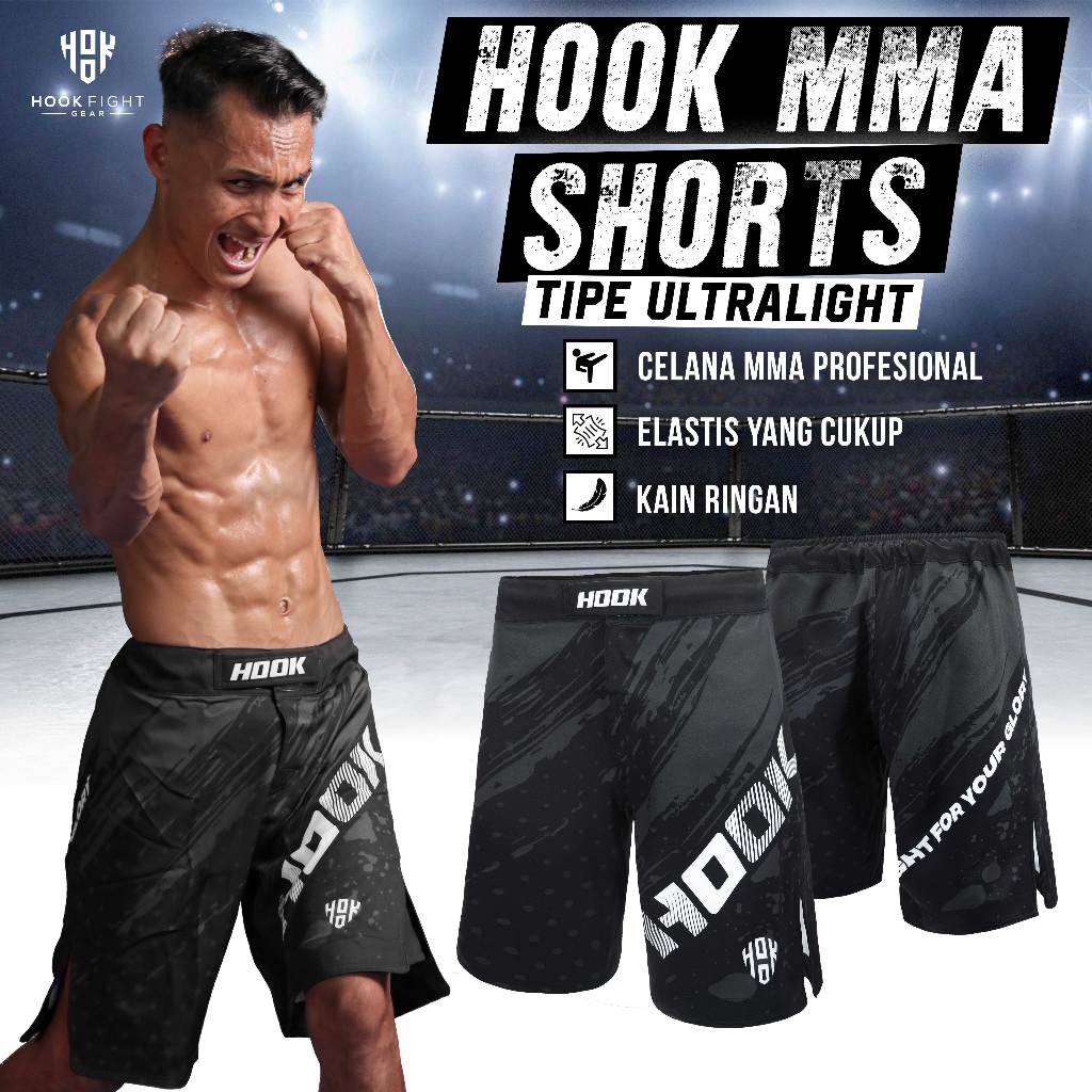 Jual Celana MMA Hook Fight Gear, MMA Shorts Hook, Celana Muay Thai ...