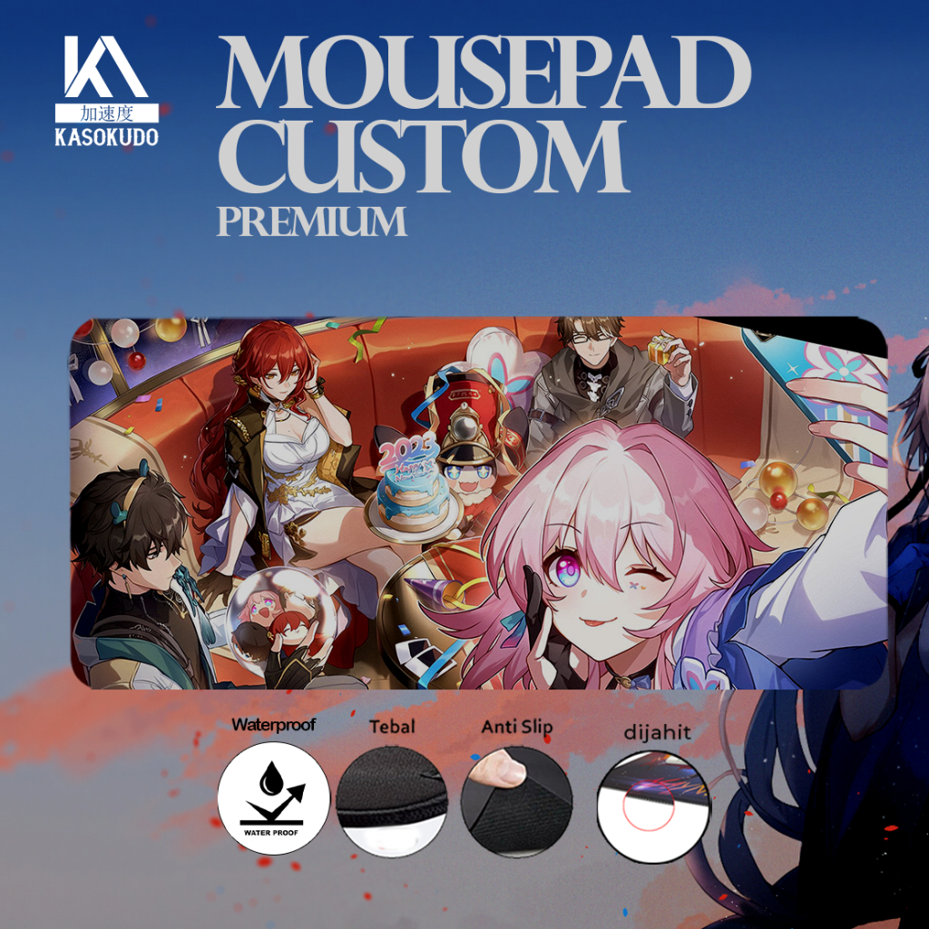 Jual MOUSE PAD CUSTOM DESKMAT KUSTOM DEK MAT CUSTOM OFFICE KANTOR ALAS MOUSE KEYBOARD | Shopee ...