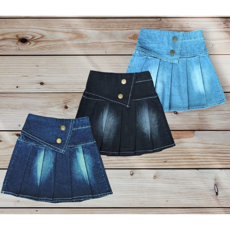 Jual ROK SHAKILLA JEANS,ROK RAMPEL KEKINIAN 1-7TH | Shopee Indonesia