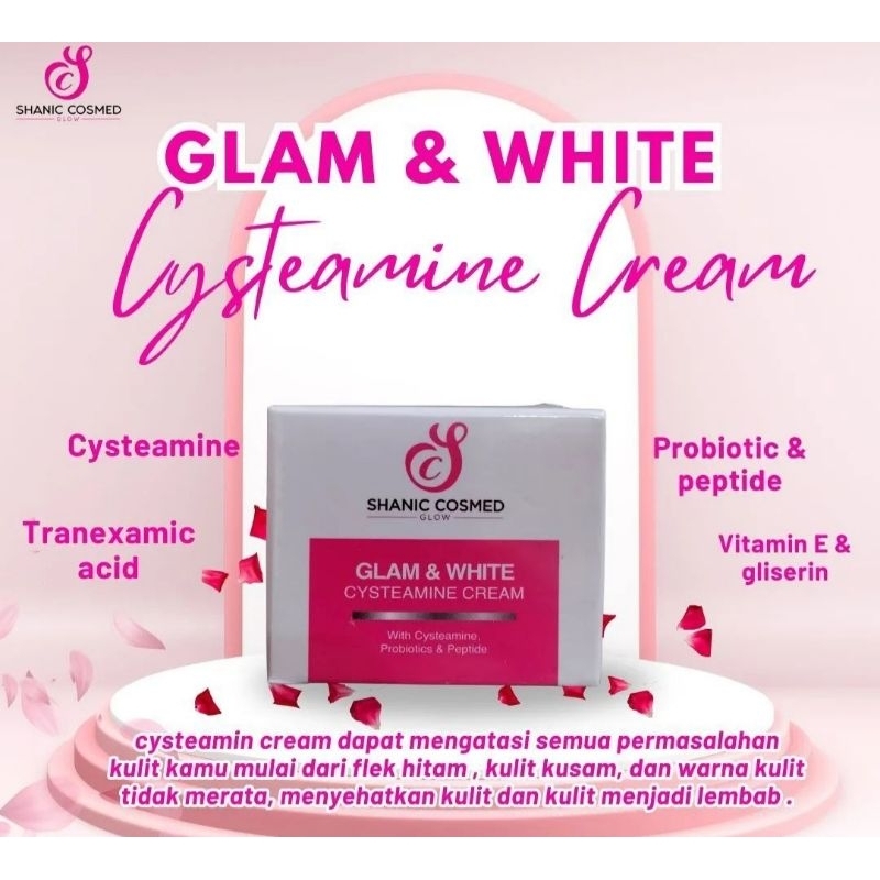 Jual GLAM & WHITE CYSTEAMIN CREAM | Shopee Indonesia