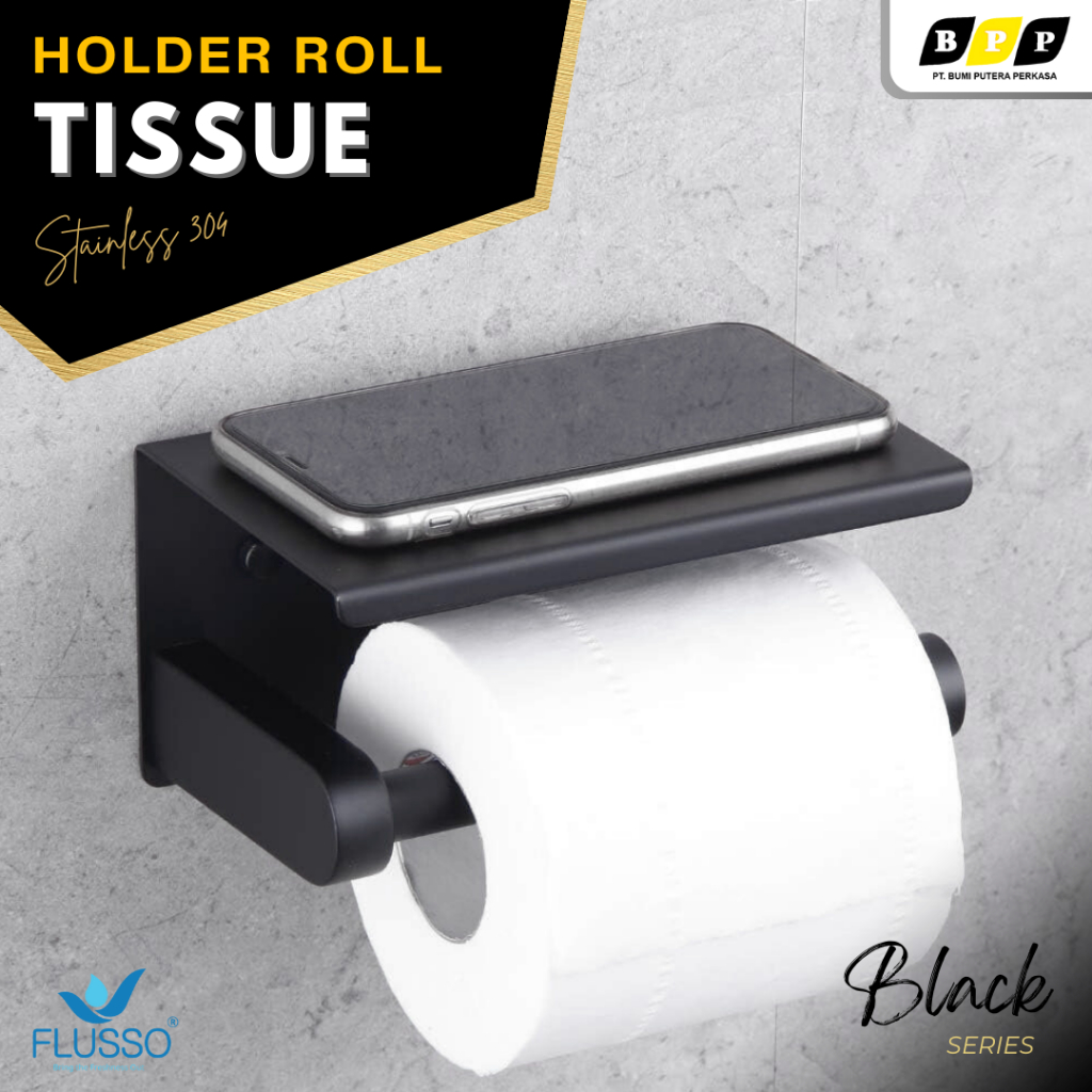 Jual Tempat Tissue Toilet Modern/Holder Tissue Stainless Minimalis 3 ...