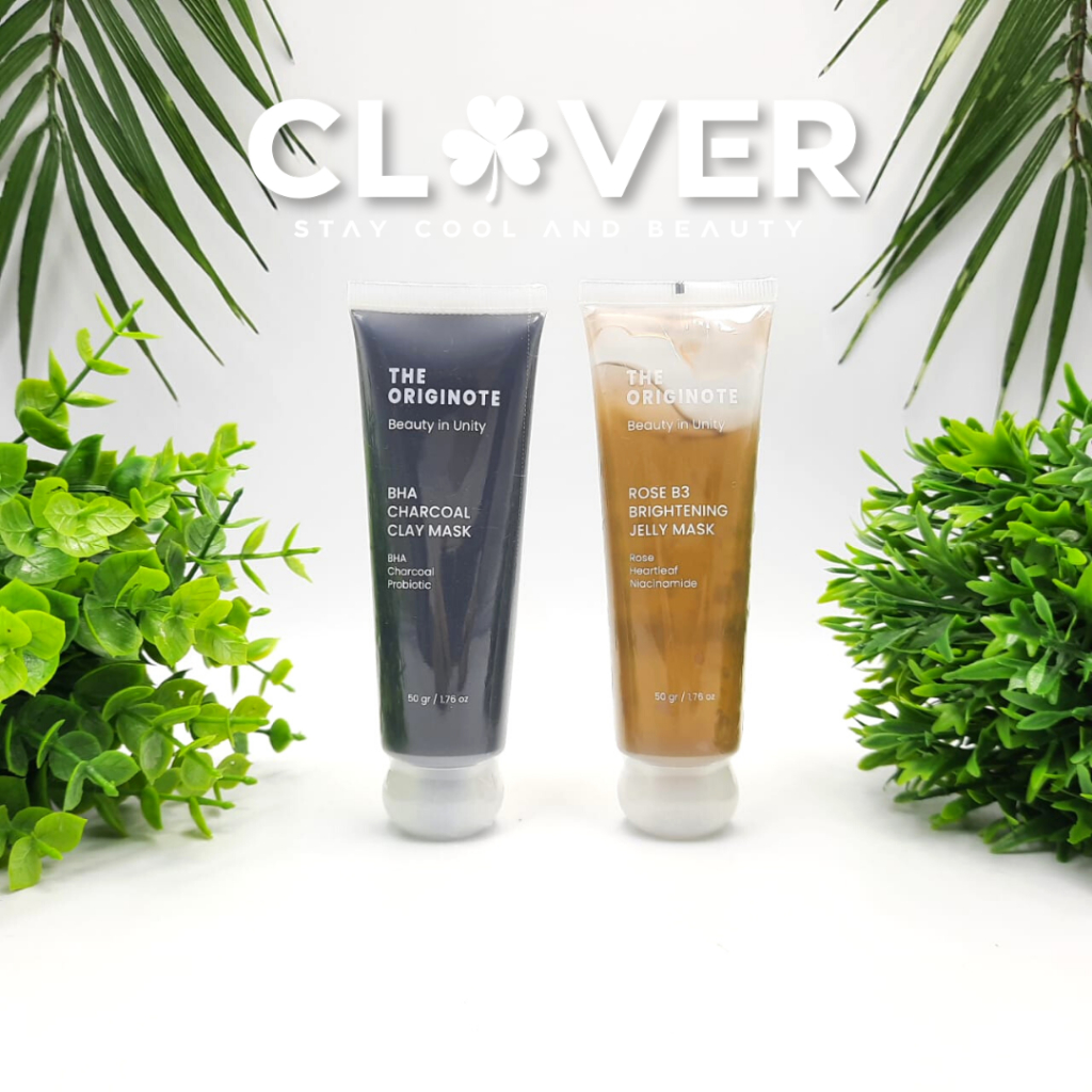 Jual THE ORIGINOTE BHA CHARCOAL CLAY MASK / ROSE B3 BRIGHTENING JELLY ...