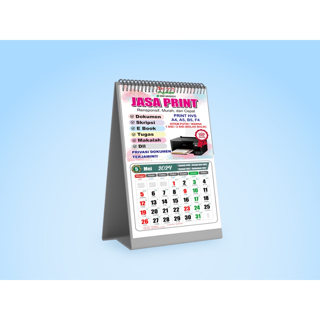 Jual kalender meja mini kecil | Shopee Indonesia