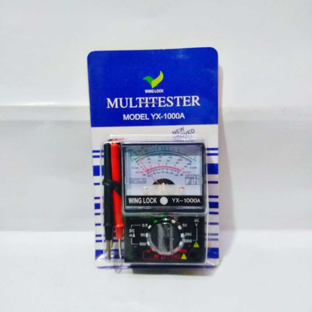 Jual MULTITESTER MINI WINGLOCK YX-1000A / AVOMETER ANALOG | Shopee ...