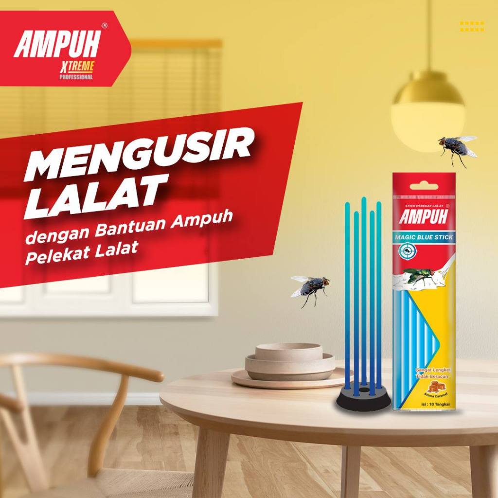 Jual (BARU ISI 12 TANGKAI) Lem Lalat Stick | Stik Perangkap Pengusir ...