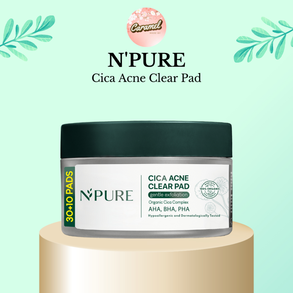 Jual [NEW] NPURE Cica Clear Pad Isi 30 + 10 Pads Kapas Eksfoliasi Kulit ...