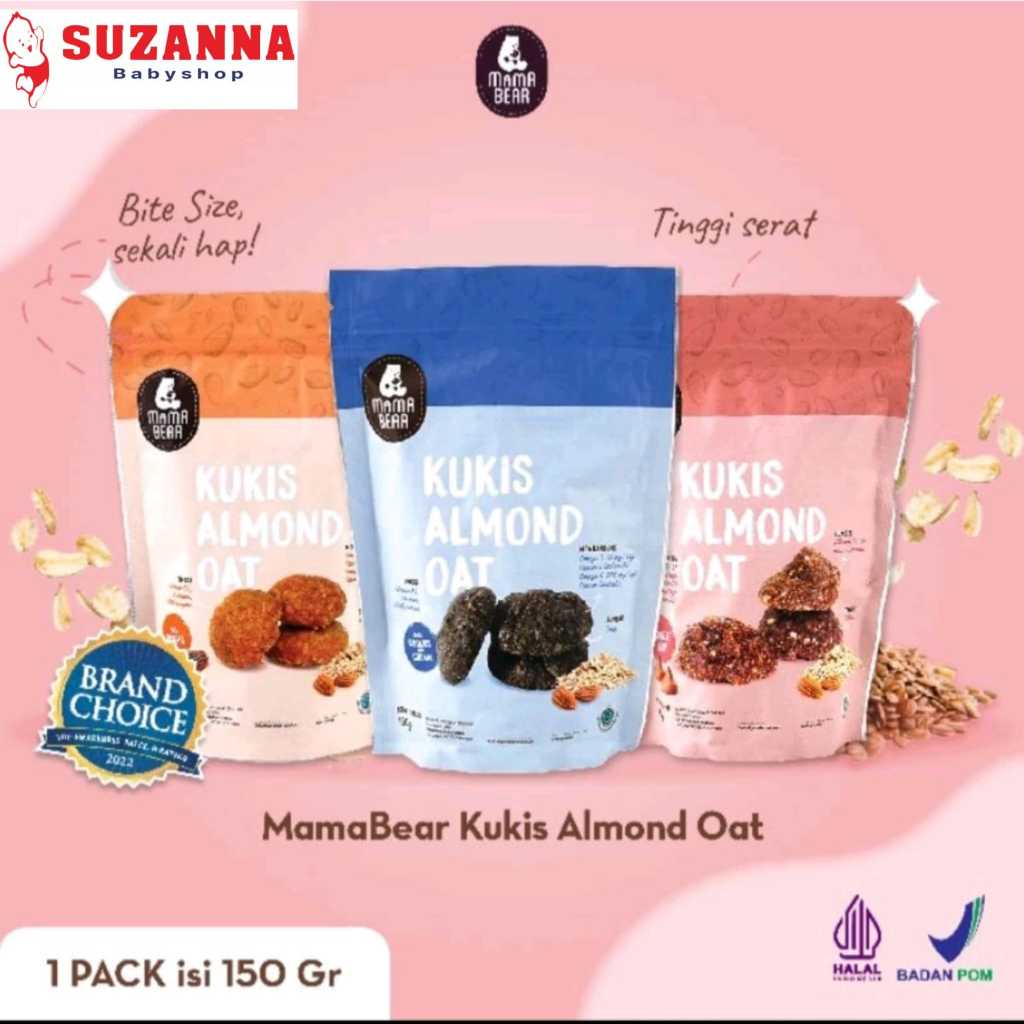 Jual MamaBear KUKIS ALMOND OAT | Shopee Indonesia