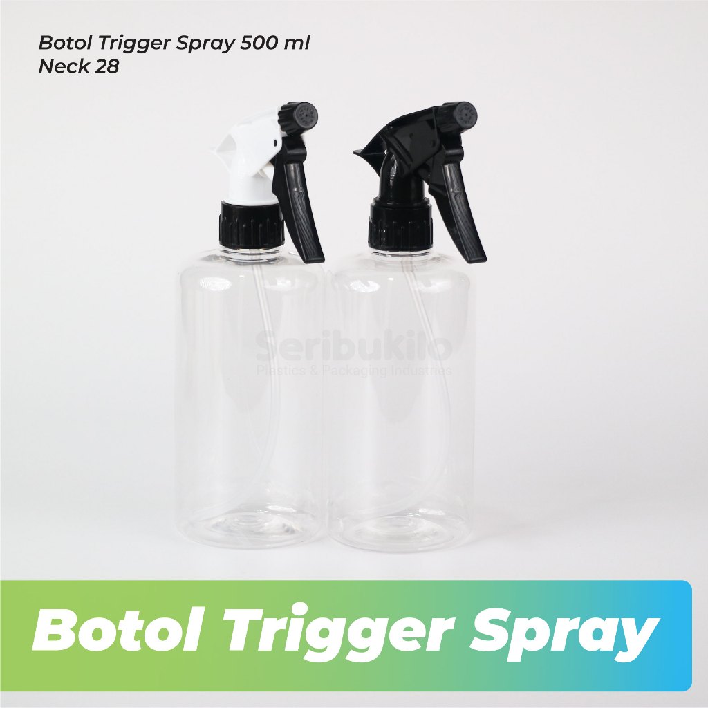 Jual Botol Spray 500ml / Botol HS 500 ml Tutup Trigger Spray Hitam ...