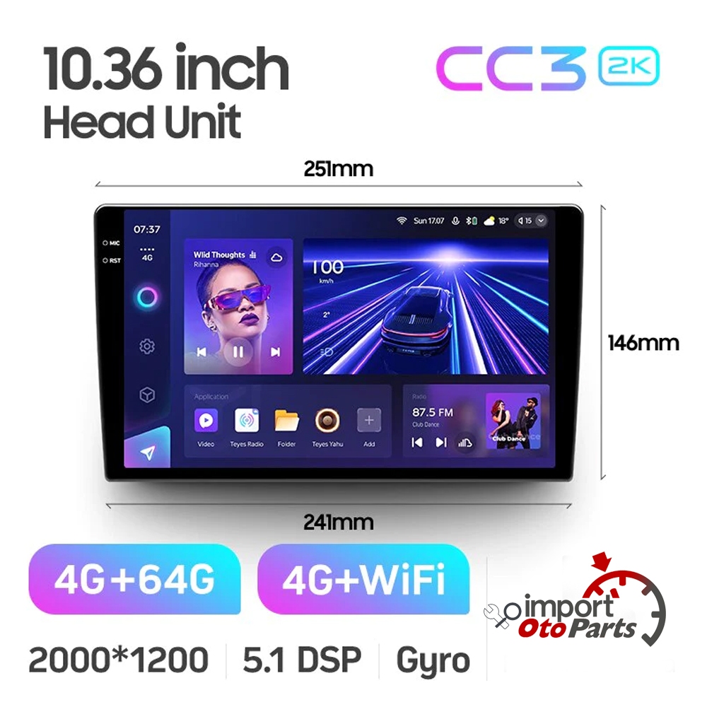 Jual Head Unit Android TEYES CC3 2K | Shopee Indonesia