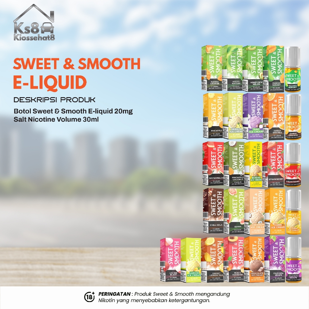 Jual Sweet & Smooth E-Liquid - 30ml | Nikmati Aroma Alaminya | Shopee ...