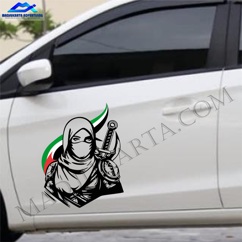 Jual sticker palestina mobil cutting sticker free palestine save gaza ...