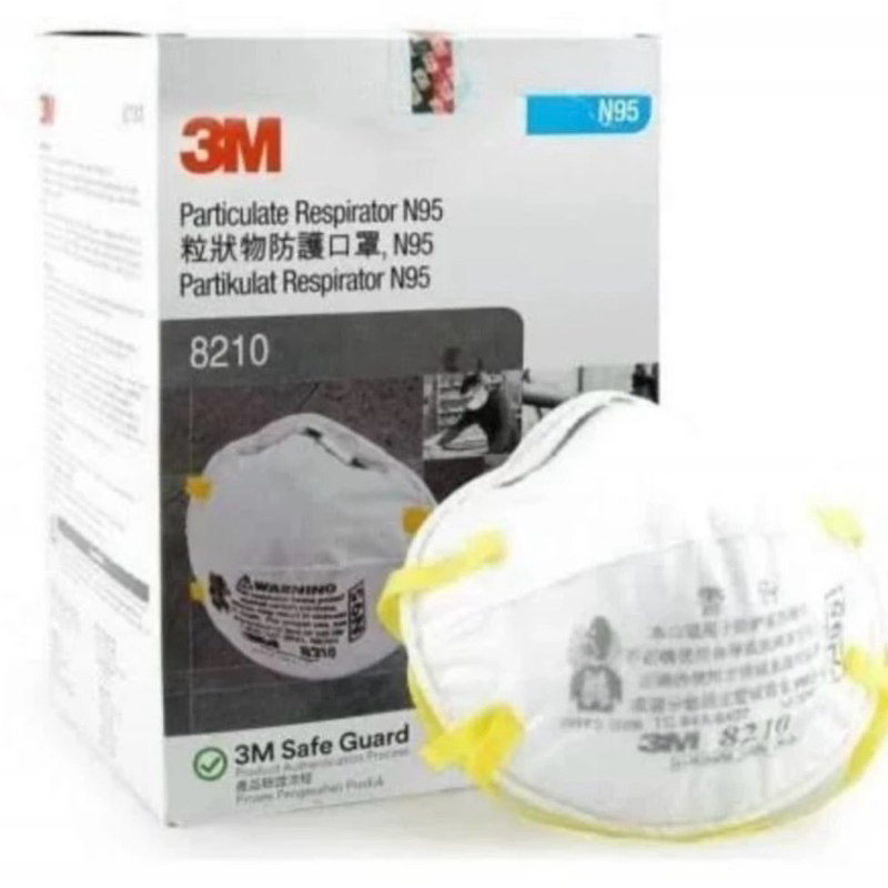 Jual Masker 3M 8210 N95 isi 20 Korea | Shopee Indonesia