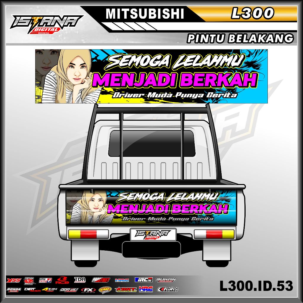 Jual Stiker Pintu Belakang L300 - Sticker Variasi Pintu Belakang ...