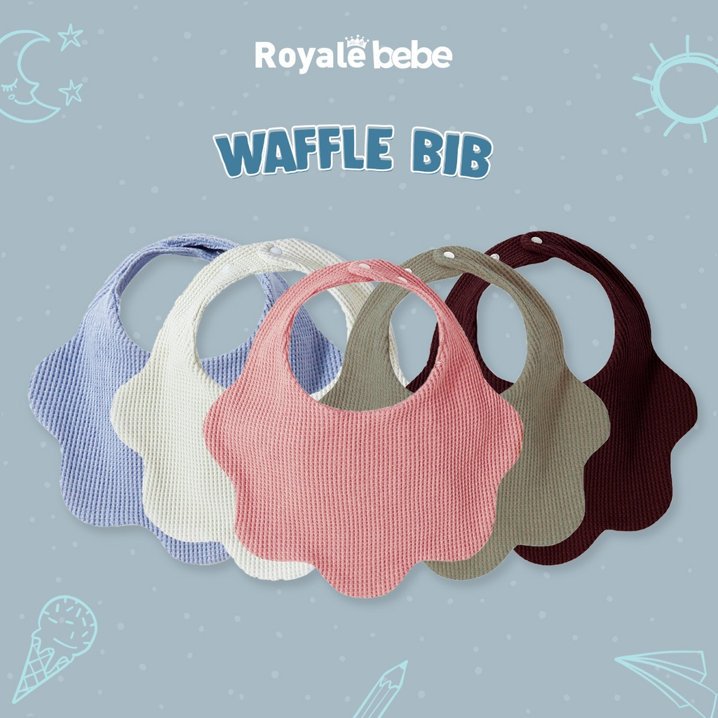 Jual Royale Bebe - Bib Bayi (Waffles Bib) | Shopee Indonesia