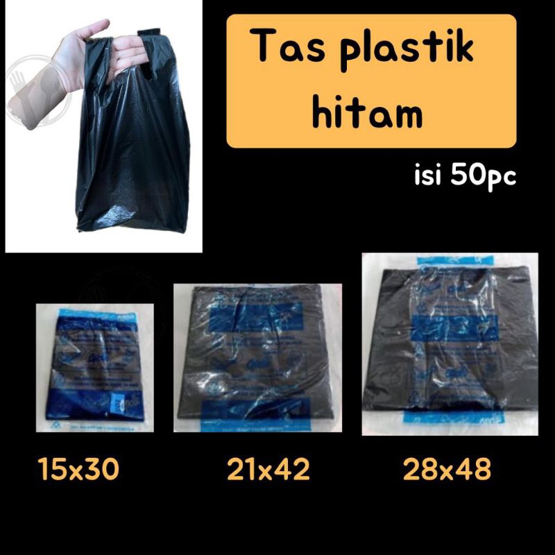 Jual [ISI 50 pc] KANTONG KRESEK APOLLO HITAM KECIL SEDANG TANGGUNG ...
