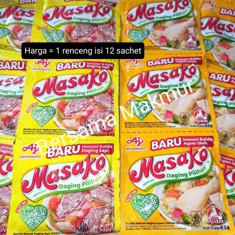 Jual Masako ayam - Masako sapi sachet renceng | Shopee Indonesia