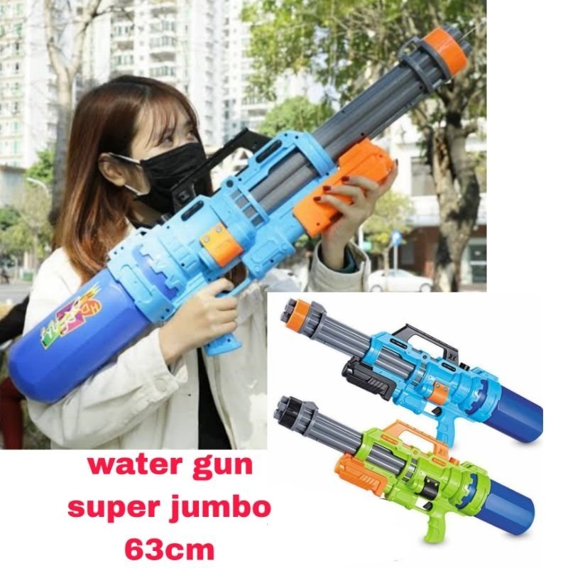 Jual Mainan Pistol Air Super Jumbo / Pistol Pompa Udara Panjang 63Cm ...