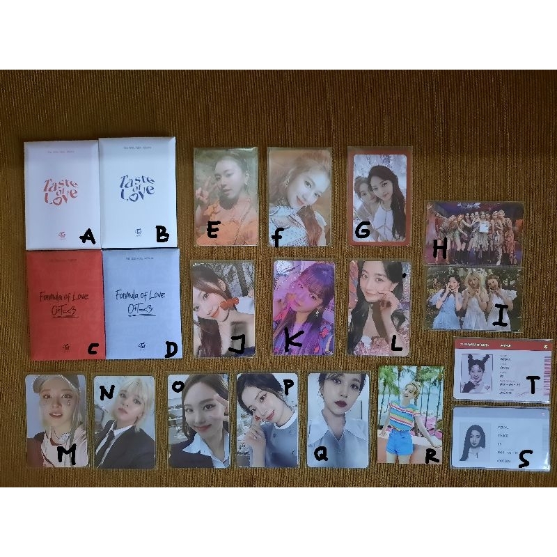 Jual [OFFICIAL] POB Photocard Twice Formula Of Love, Taste Of Love, More and More, Twaii TC ...