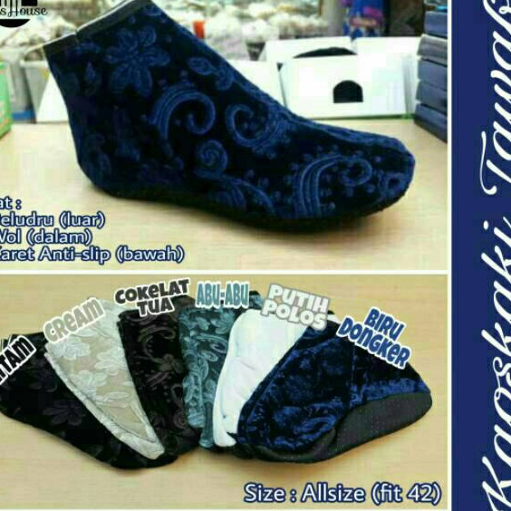 Jual TIPE SS6 DansHouse Sepatu Tawaf Tinggi Beludru Kaos Kaki Tawaf ...