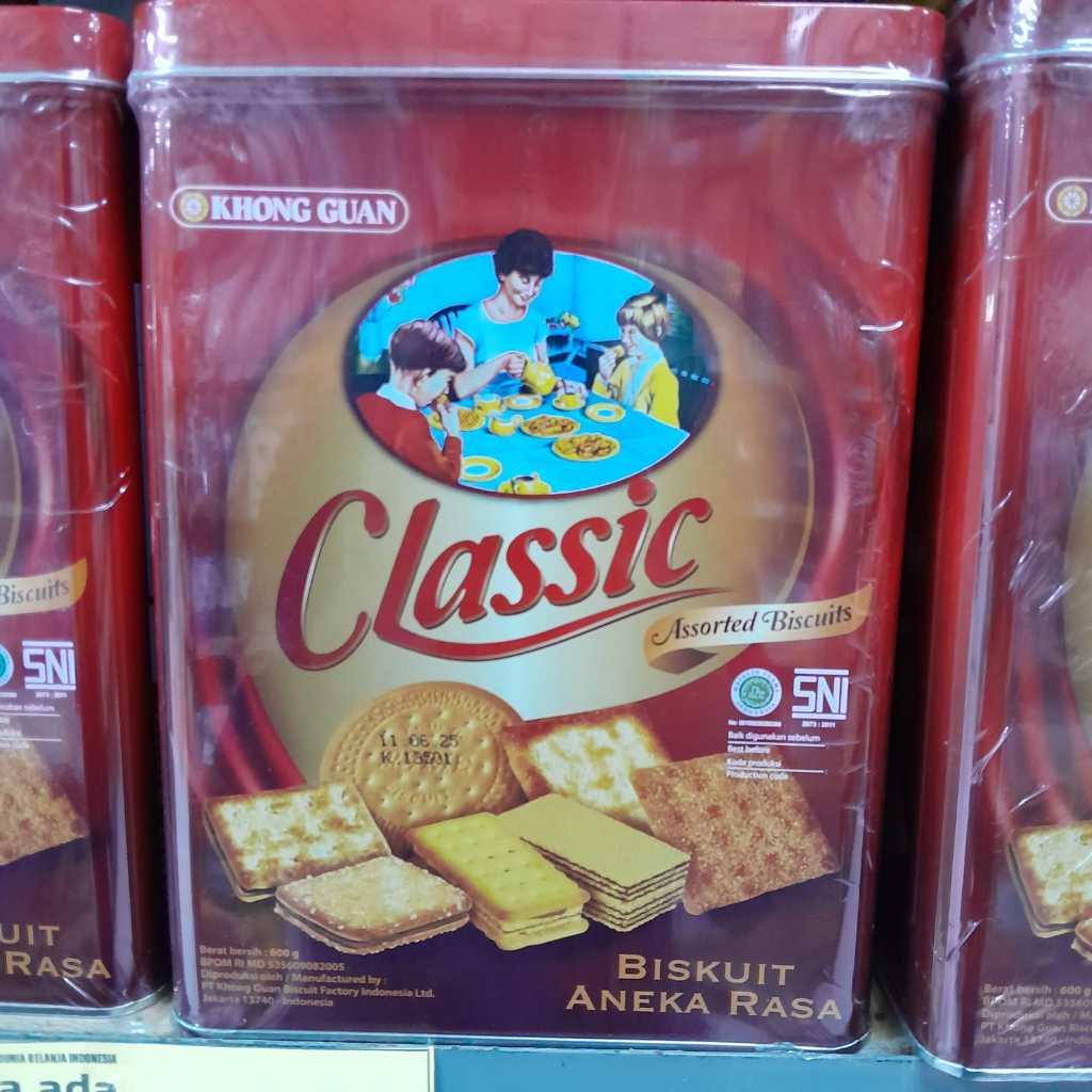 Jual KHONG GUAN CLASSIC ASSORTED BISCUIT | KEMASAN KALENG BERAT BERSIH ...