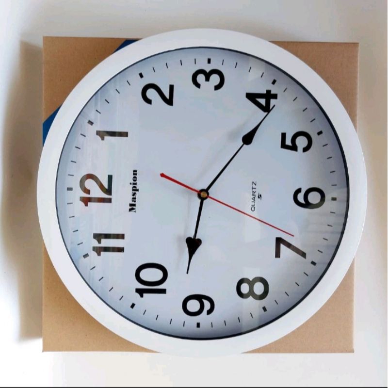 Jual Jam dinding bulat besar maspion 39 cm | Shopee Indonesia