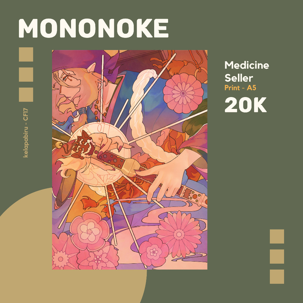 Jual [Mononoke] Art Print | Shopee Indonesia