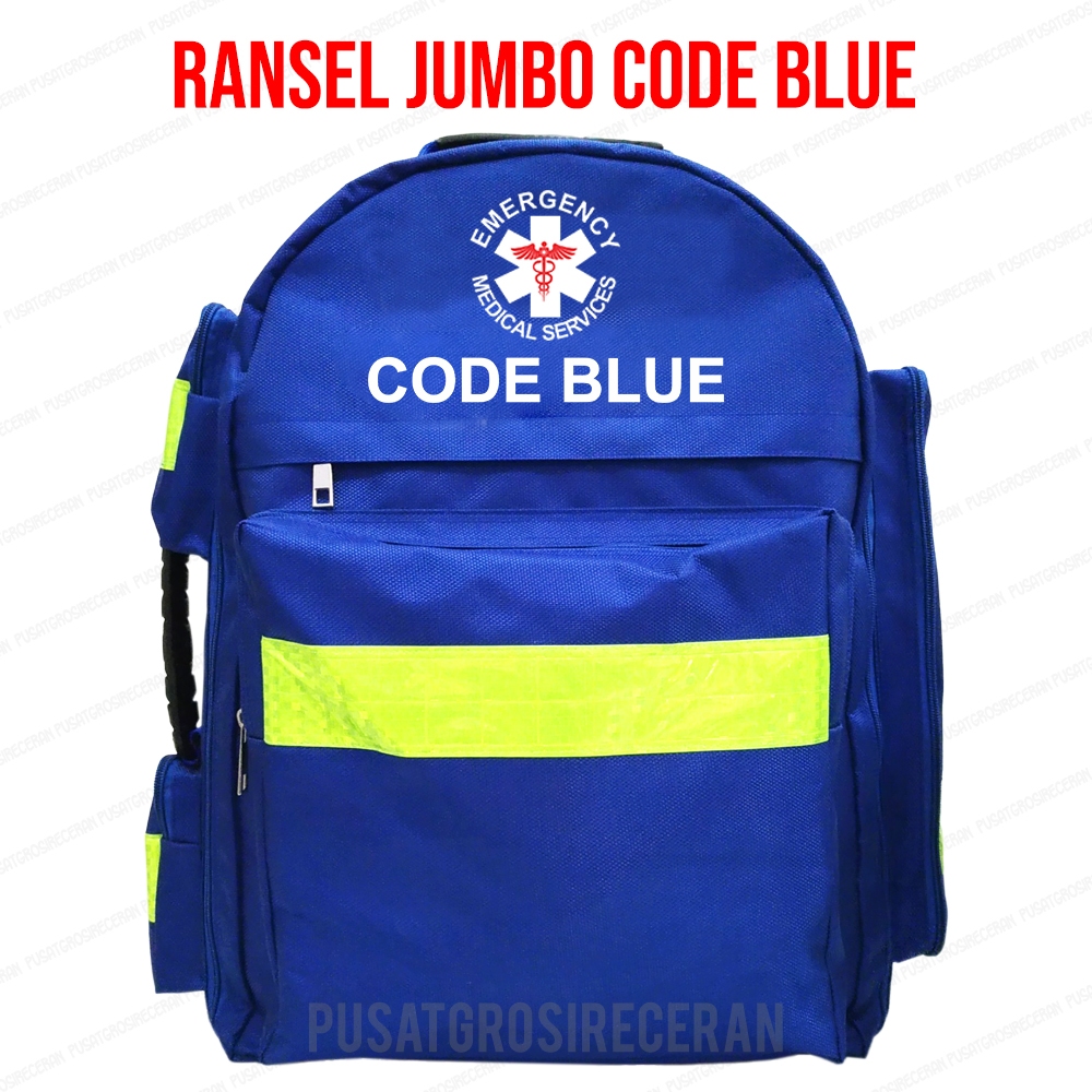 Jual CODE BLUE Tas Perlengkapan Medis First Aid Kit Bag Tas P3K SAR Obat Petugas Medis Perawat ...