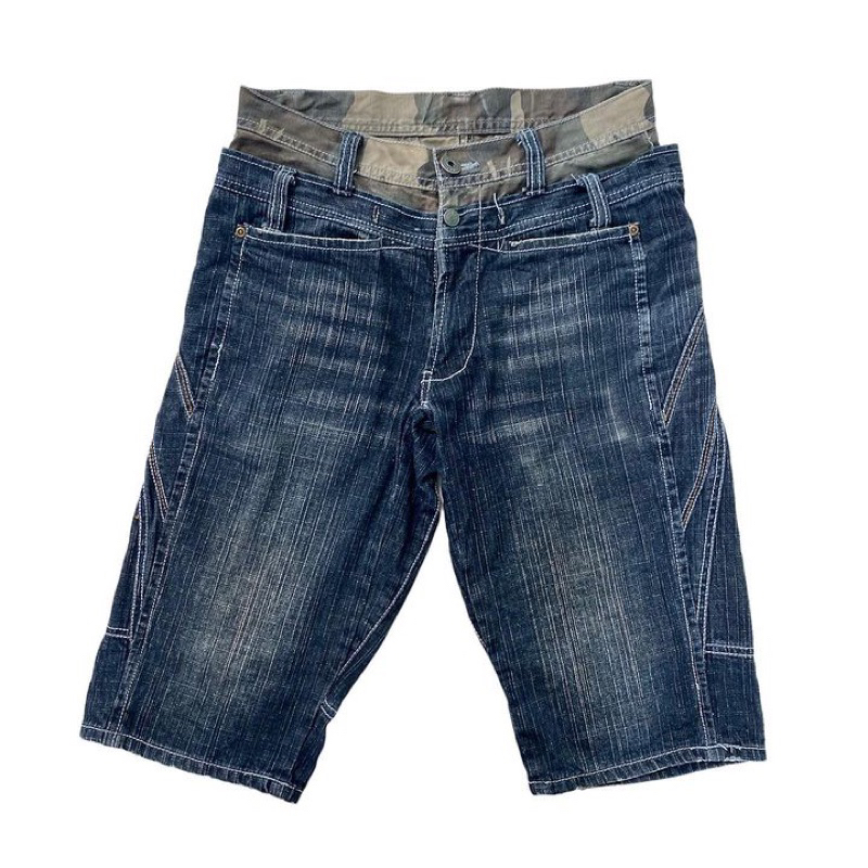 Jual double waist jorts — T664 | Shopee Indonesia