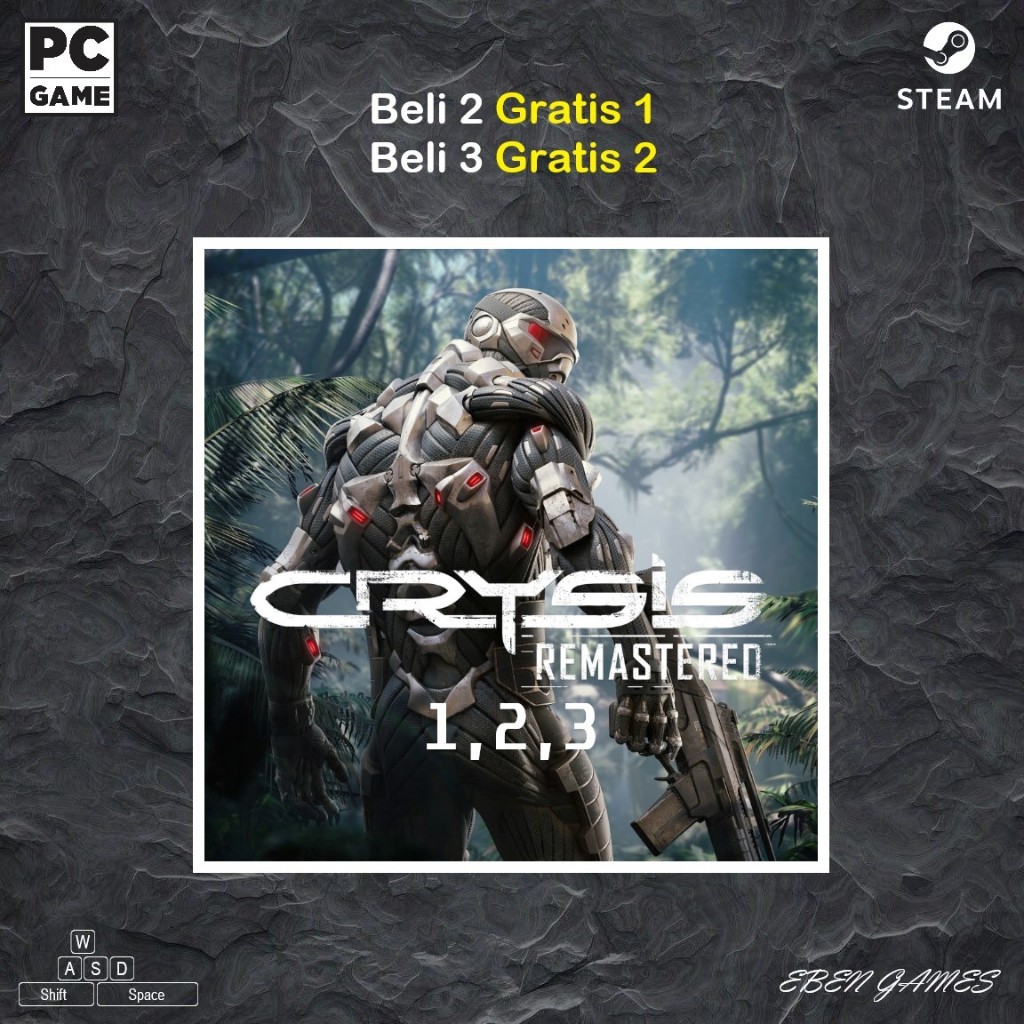 Jual Crysis Remastered Complete 1 2 3 PC Game Original | Shopee Indonesia