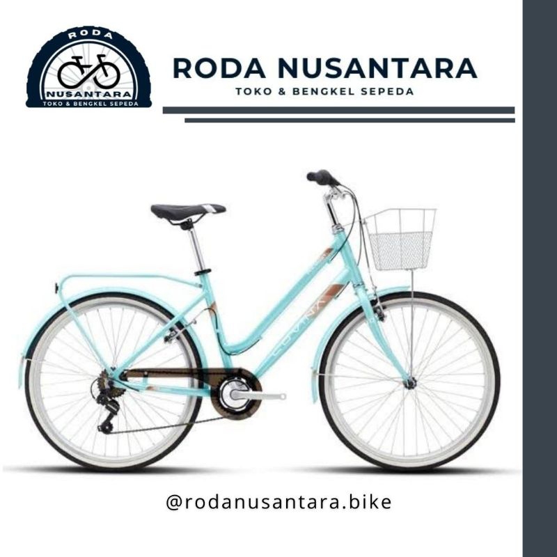 Jual Sepeda Mini Keranjang City Bike 26 Inch Polygon Lovina | Shopee ...
