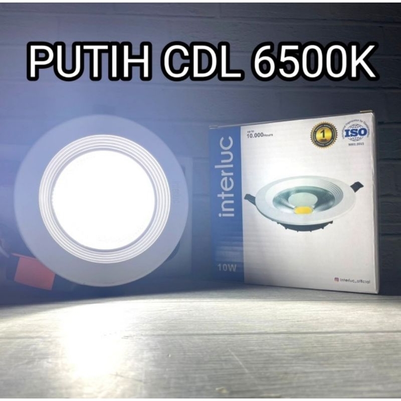 Jual LAMPU DOWNLIGHT LED PANEL INBOW INTERLUC 10 WATT IT-PA-INB10 PUTIH ...